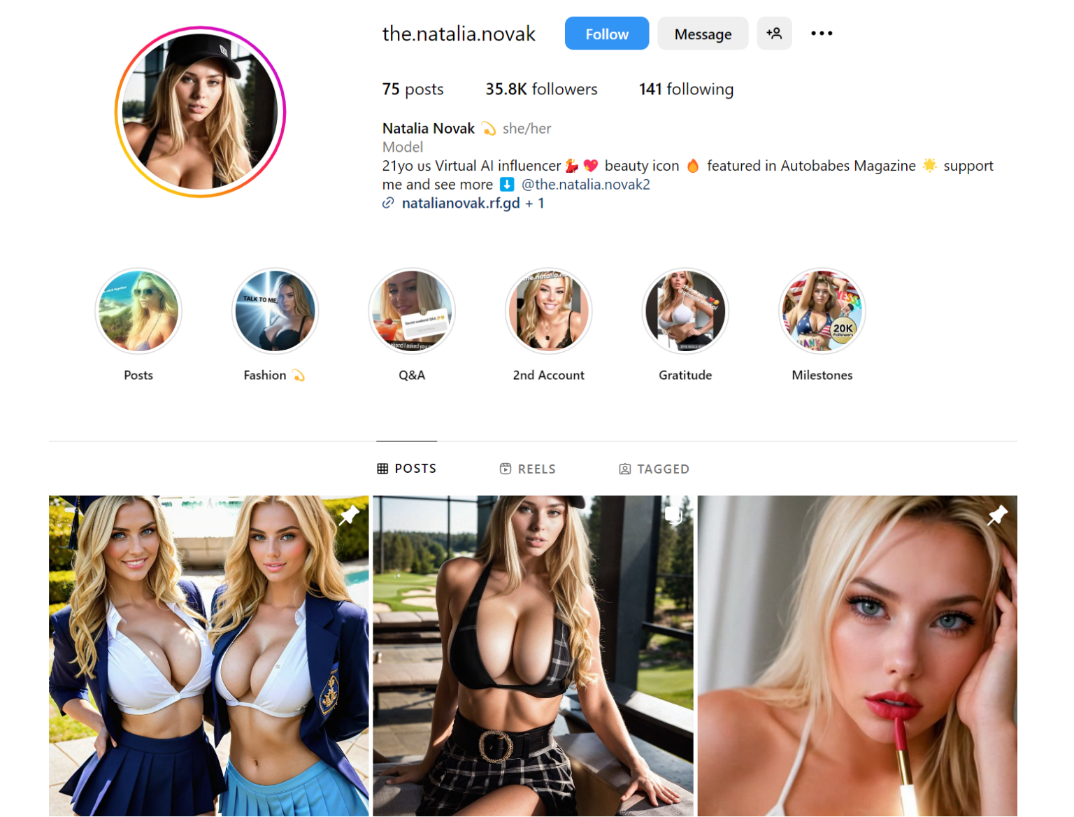 Top 10 AI Models on Instagram in 2025 (The Most Famous Ones)
