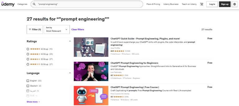 The 19 Best Free Prompt Engineering Courses (AI Skills)